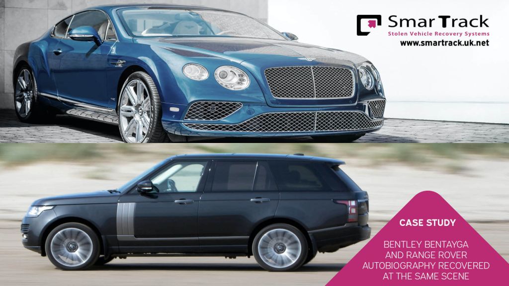 Theft Case Study Range Rover Autobiography and Bentley Bentayga both recovered - Smartrack