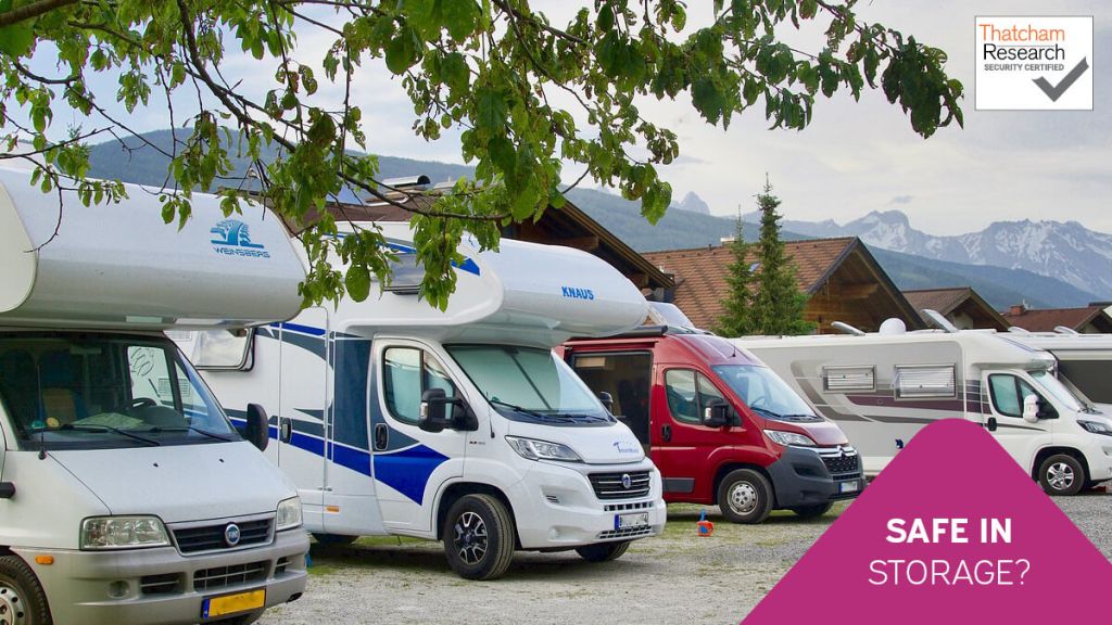 Motorhome or Caravan Safe in Storage? | Motorhome Tracker